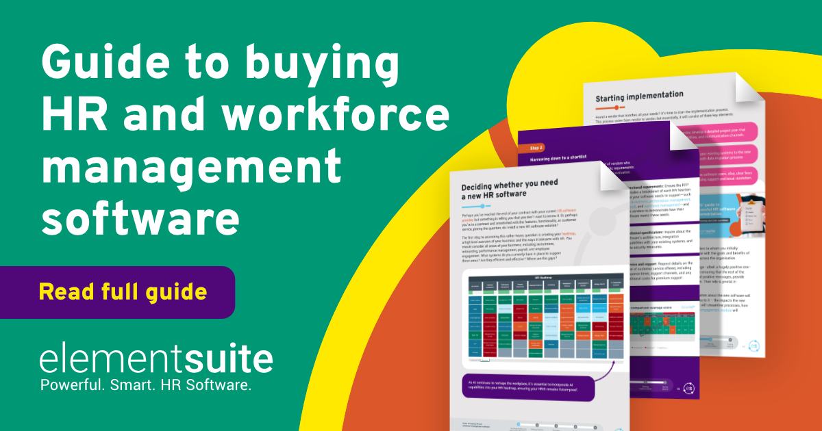The ultimate guide to buying HR and WFM software for 2025 | elementsuite