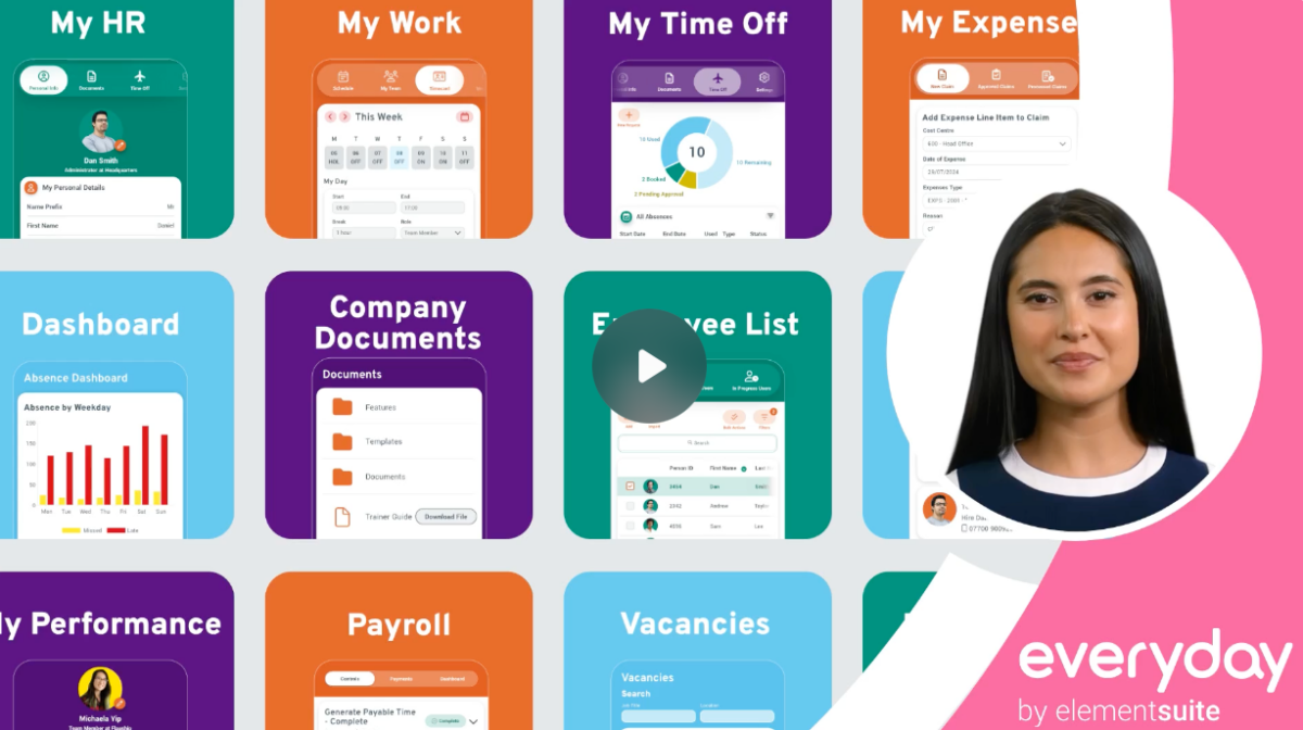 Introducing everyday: Your AI-enabled HR, Scheduling & Pay solution | elementsuite
